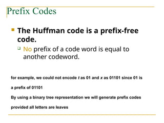 huffman coding _ | PPTX