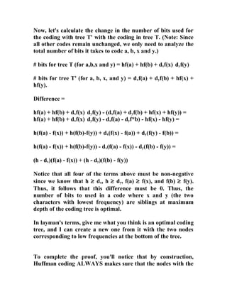 Huffman coding01 | PDF
