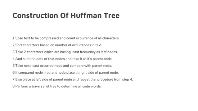 Huffman coding || Huffman Tree | PPT