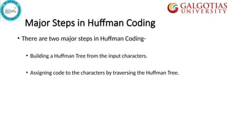 Huffman Encoding in image processing techniques | PPTX
