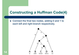 Huffman Encoding Pr | PPT
