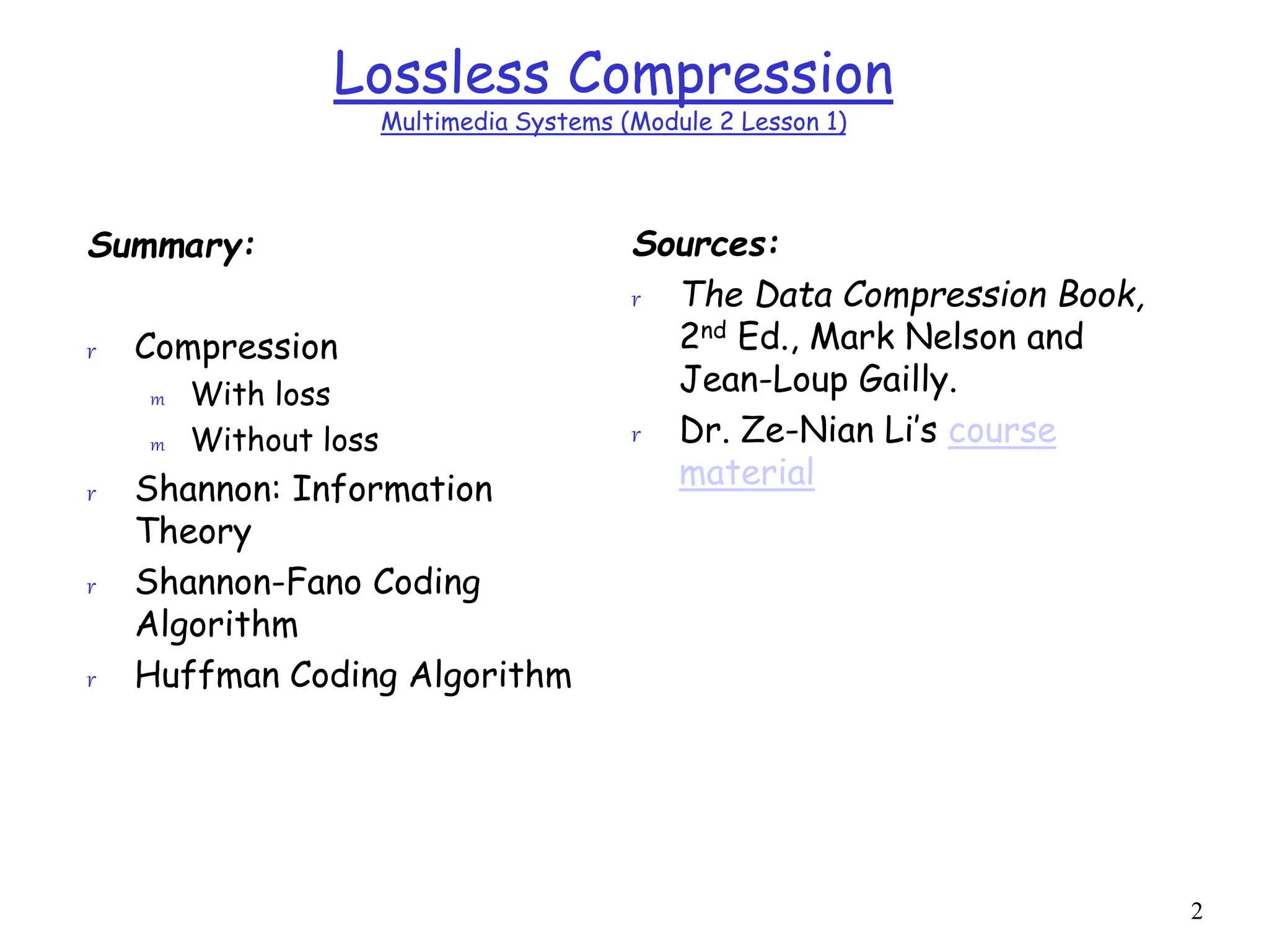 Huffman&Shannon-multimedia algorithms.ppt