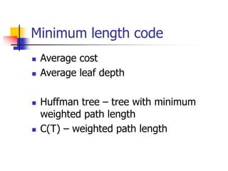 HuffmanStudent.ppt used to show how huffman code | PPT