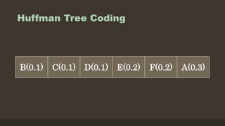 Huffman tree coding | PPT