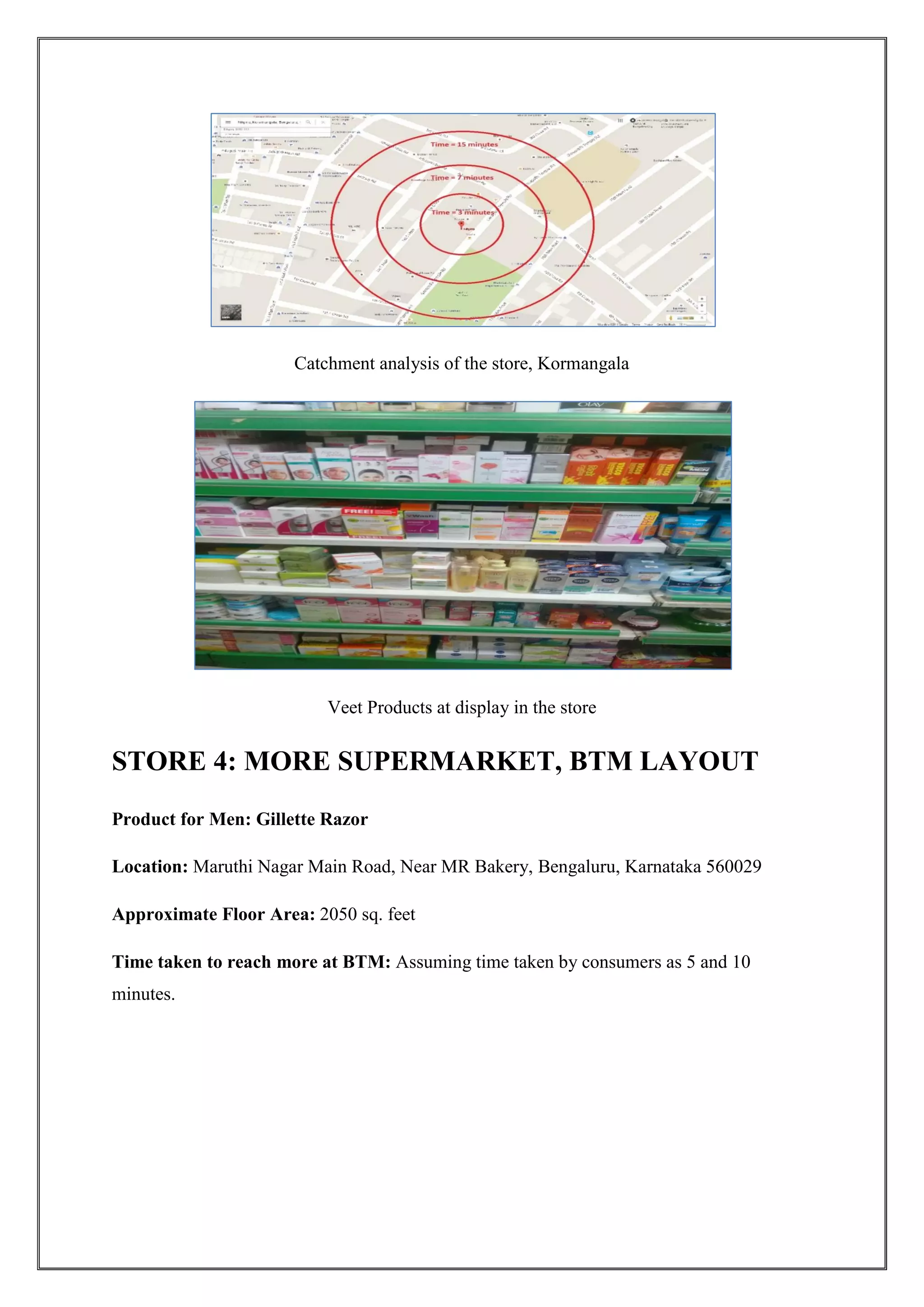 Huff Model for selected retail stores in Bangalore | PDF