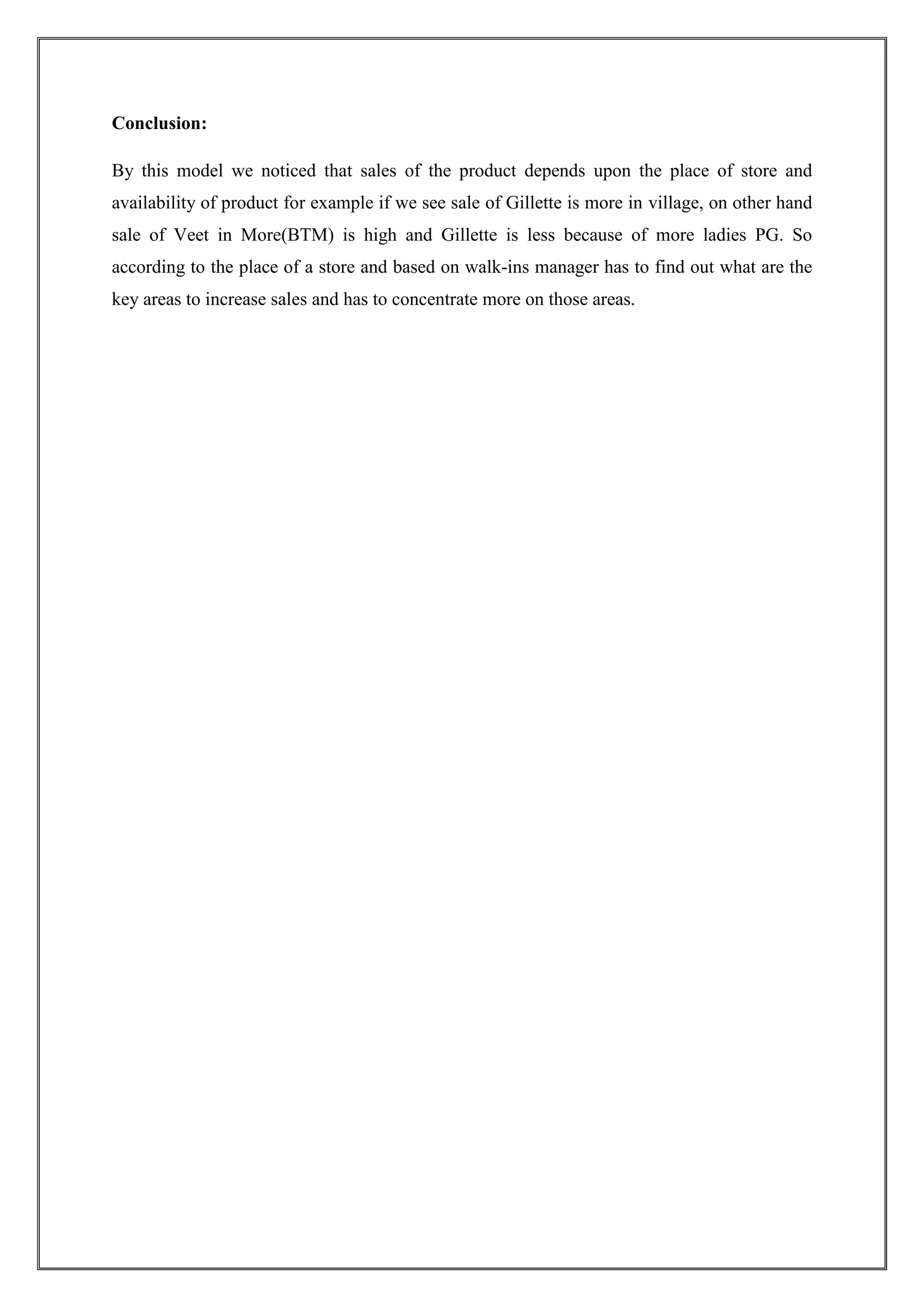 Huff Model for selected retail stores in Bangalore | PDF