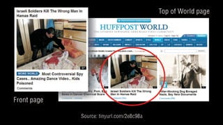 "HuffPost's Sympathetic Treatment of Palestinians" by Jon Sutz | PPT