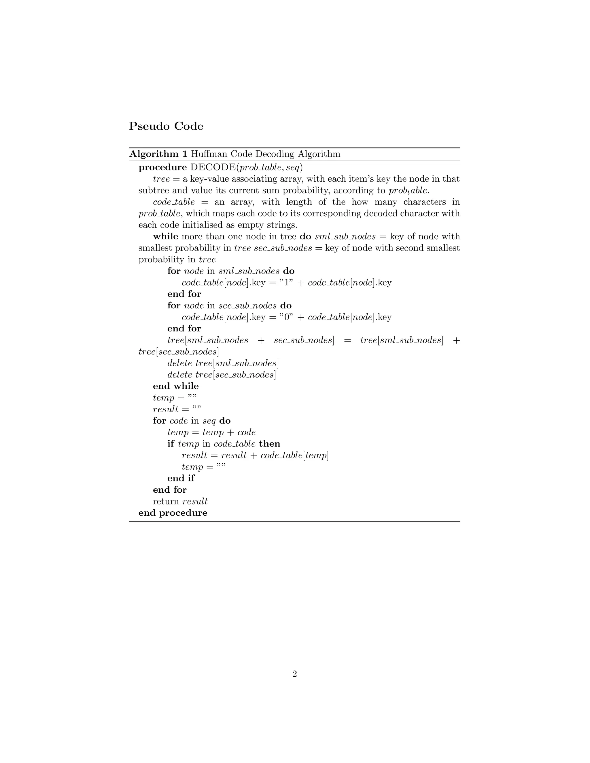 Huffman Code Decoding | PDF