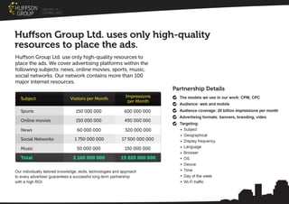 Huffson media kit_ENG | PDF