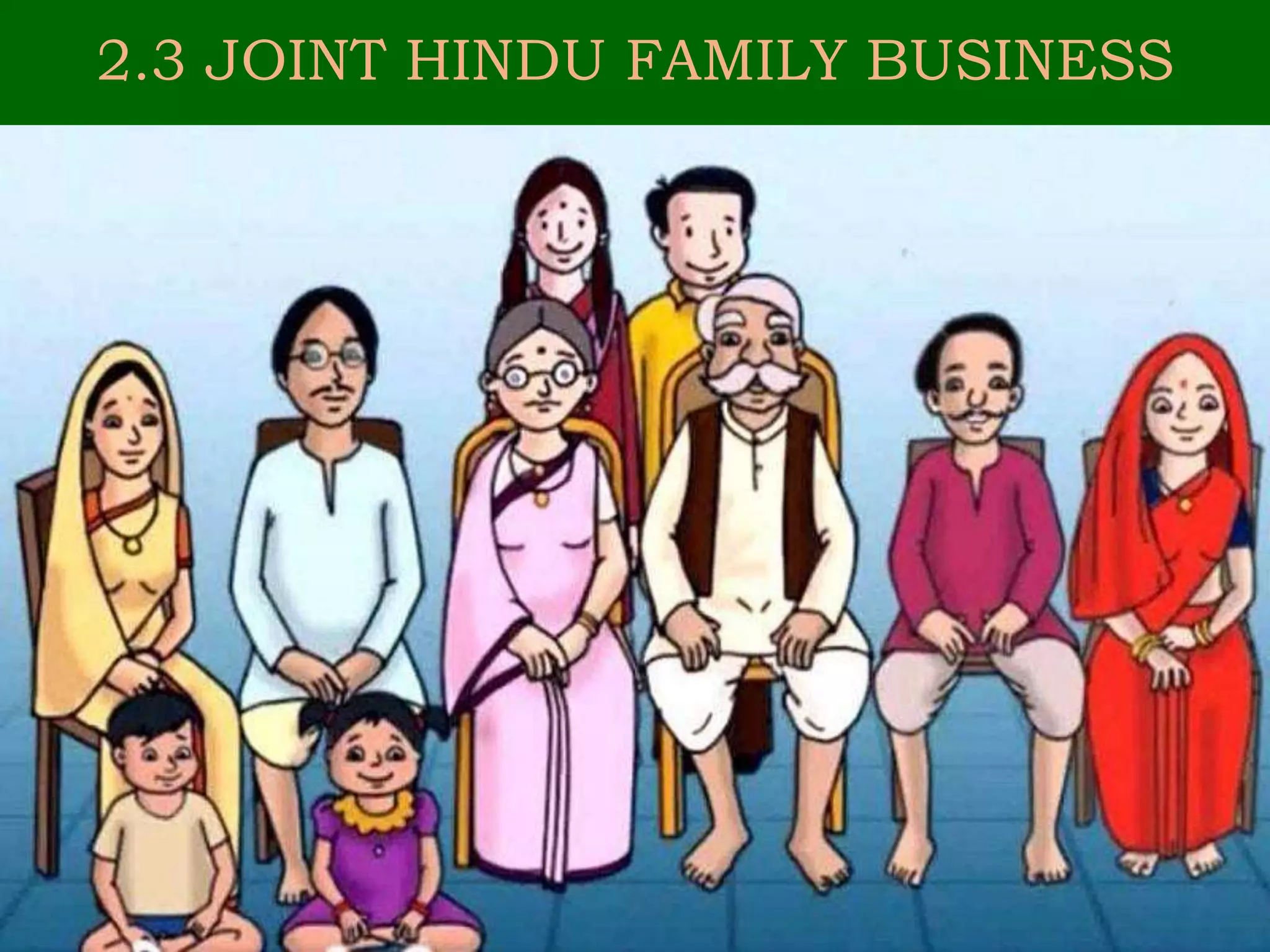Joint Hindu Family Business | PPTX