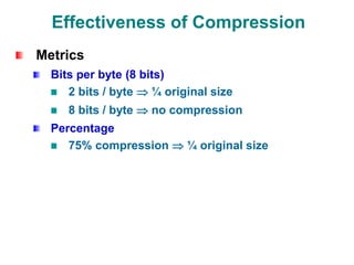 hufman code presentation and how to compress data using hufman code | PPT