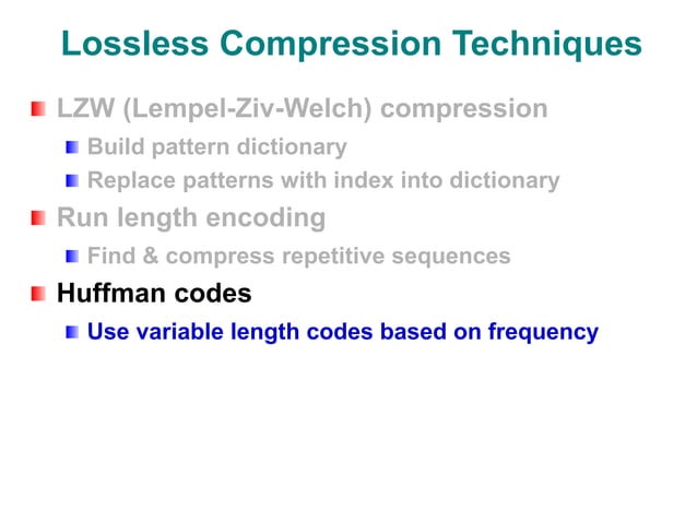 compression & huffman coder problem .ppt