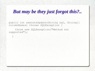 Aug 2012 HUG: Hug BigTop | PPT