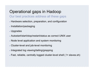 Next Generation Hadoop Operations | PPT
