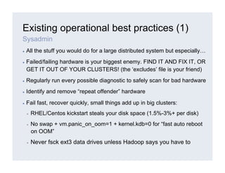 Next Generation Hadoop Operations | PPT