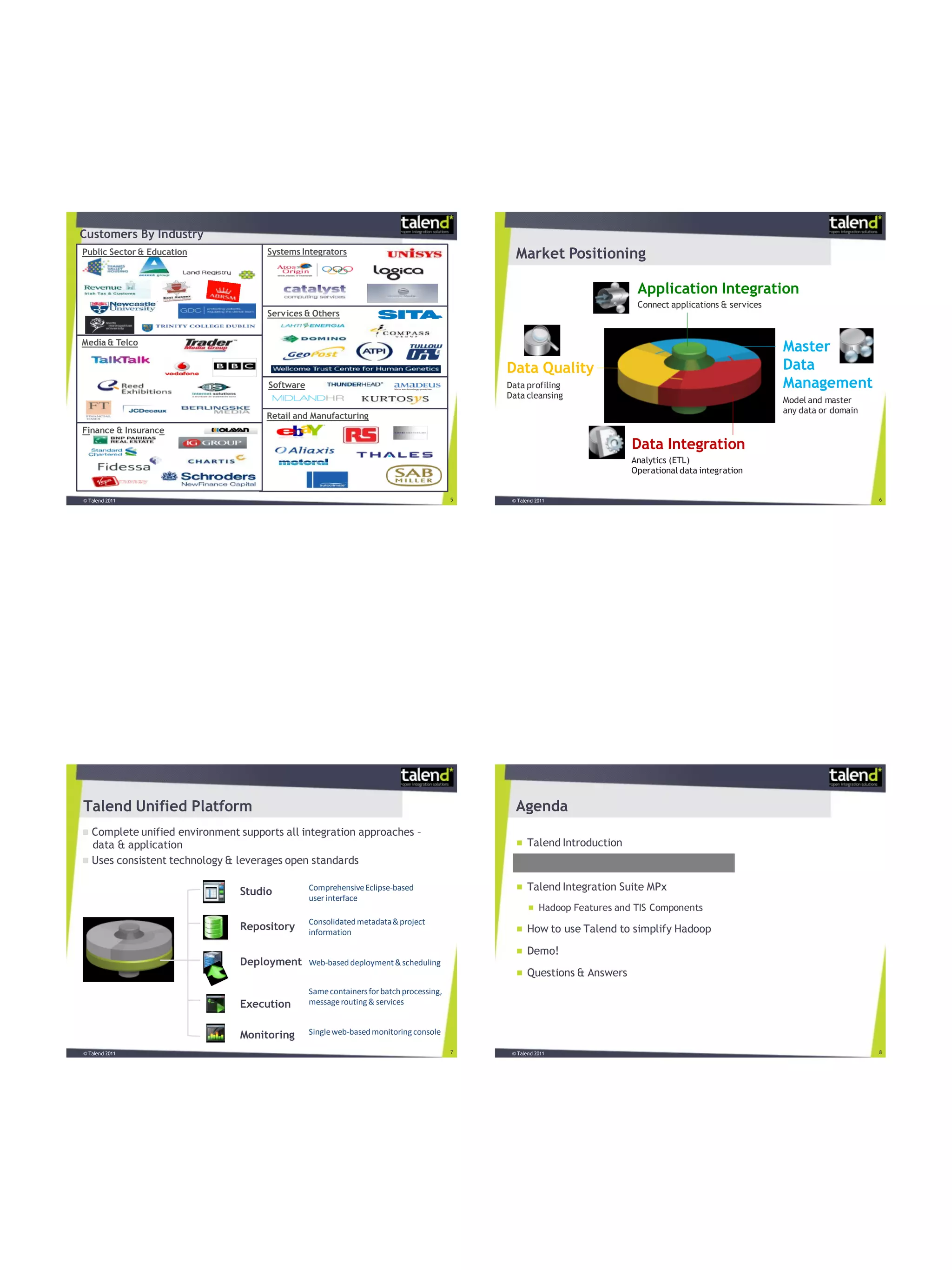 Taland Hadoop data integration | PDF Taland Hadoop data integration | PDF