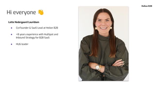 HUG: 10 Must-Have Workflows for B2B SaaS. | PPT