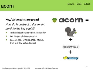 Oct 2012 HUG: Apache Accumulo: Unlocking the Power of Big Data | PPTX