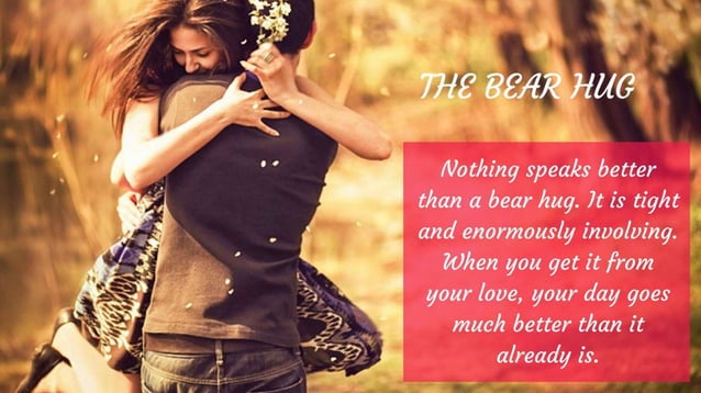 5 Kinds of Hugs Everyone Must Know! | PPTX