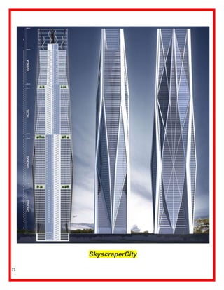 Huge skyscraper Architectural - structural Design | PDF
