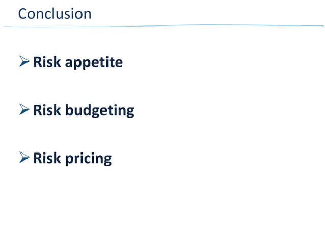 Price Risk like a Banker | PPT