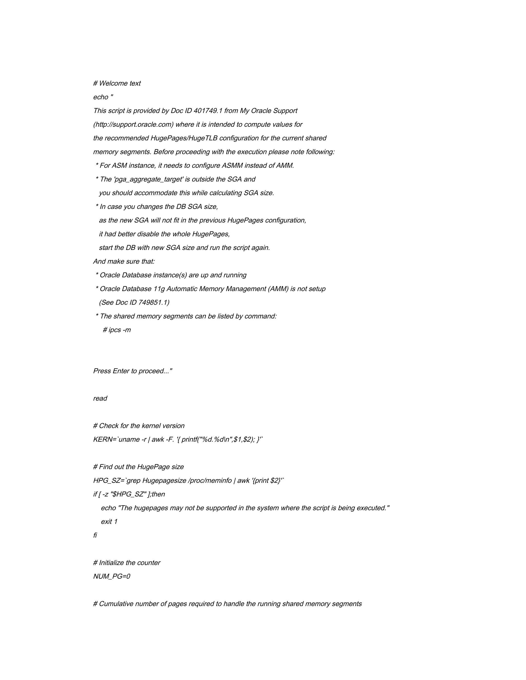 Huge pages | DOC