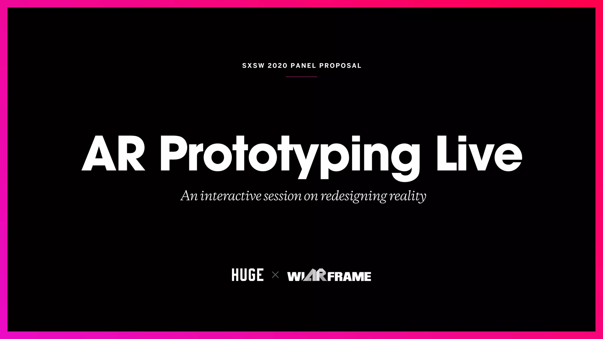 AR Prototyping Live | PDF
