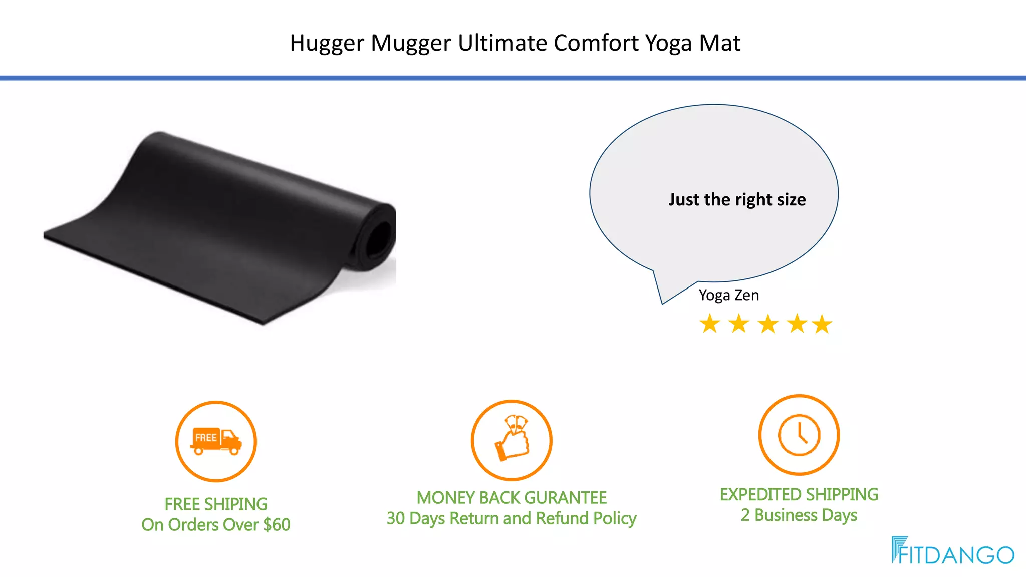 Hugger mugger ultimate comfort yoga mat | PPTX