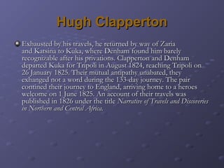 Hugh Clapperton | PPT