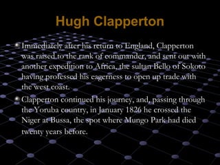 Hugh Clapperton | PPT