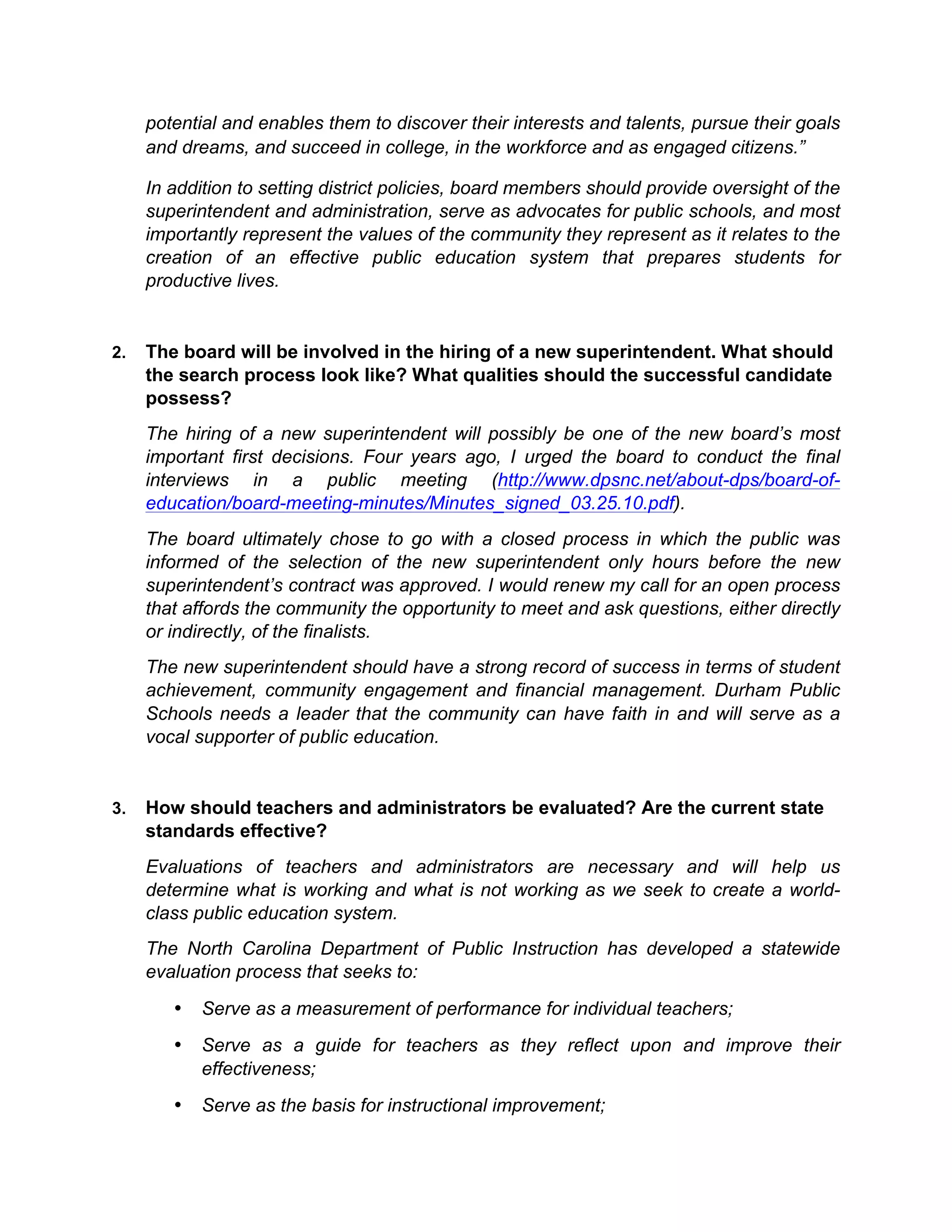 Donald Hughes 2014 PA-PAC Questionnaire | PDF