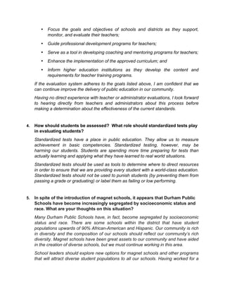 Donald Hughes 2014 PA-PAC Questionnaire | PDF