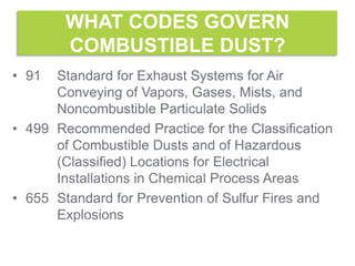 What is Combustible Dust, What are the Dangers, and how to lessen your ...