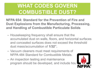 What is Combustible Dust, What are the Dangers, and how to lessen your ...