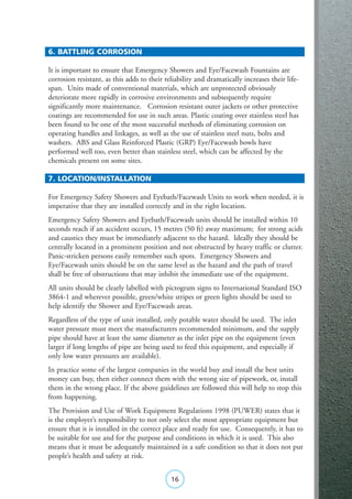 Hughes - Safety Showers (Hazardous Area Zone 1 & Zone 2 ATEX IECEx) | PDF