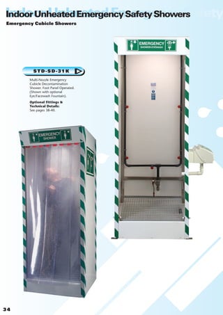 Hughes Safety Showers - Indoor Showers Brochure | PDF