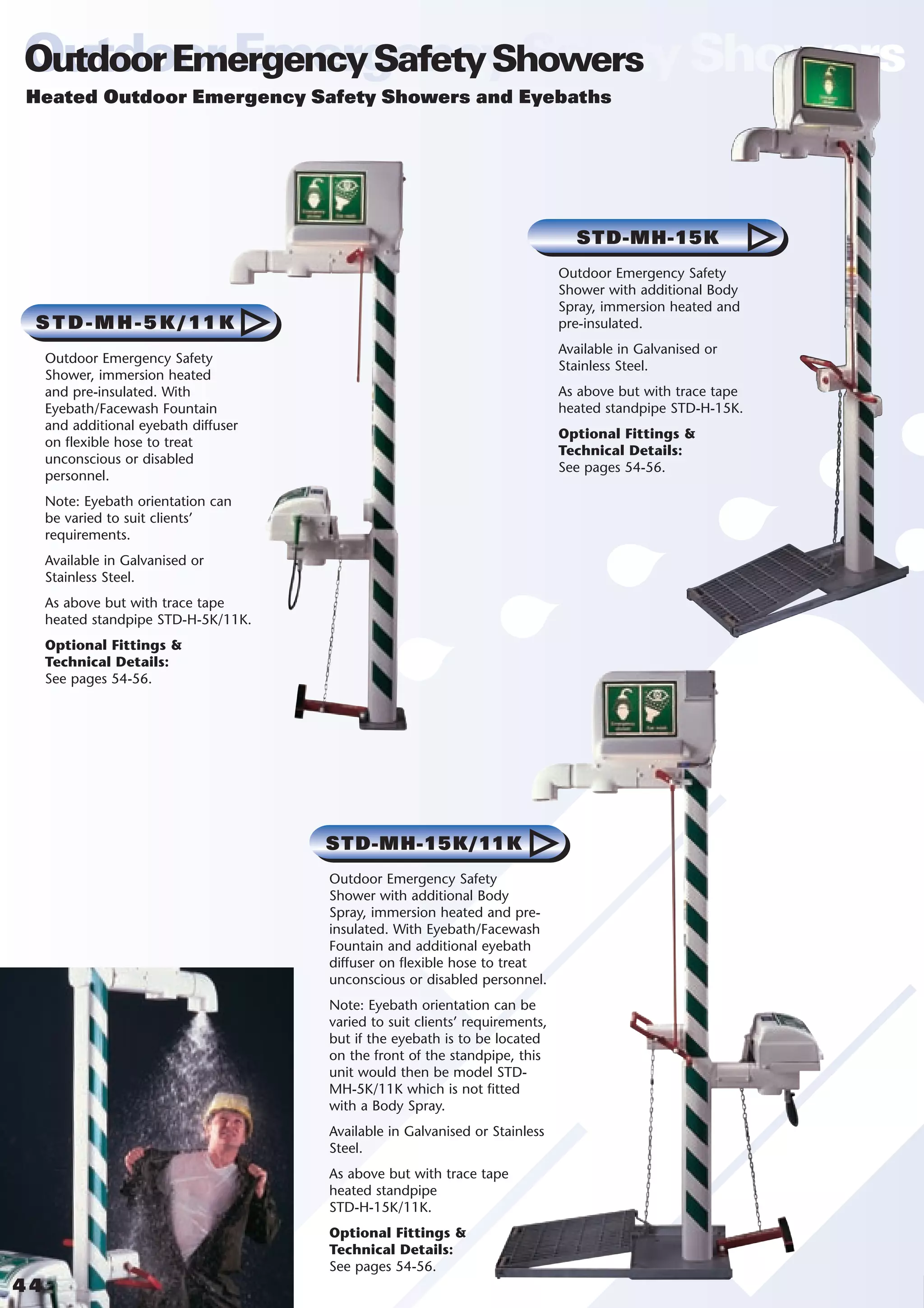 Hughes Safety Showers - Outdoor Showers Brochures | PDF