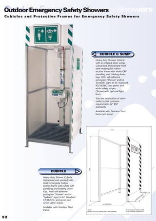 Hughes Safety Showers - Outdoor Showers Brochures | PDF