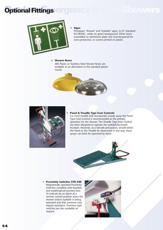 Hughes Safety Showers - Outdoor Showers Brochures | PDF