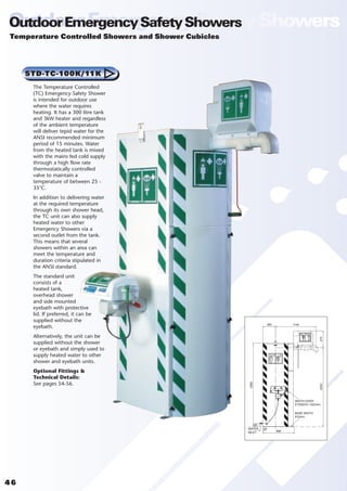 Hughes Safety Showers - Outdoor Showers Brochures | PDF