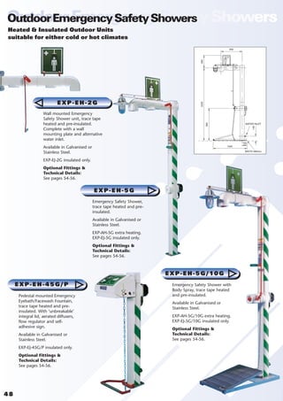 Hughes Safety Showers - Outdoor Showers Brochures | PDF