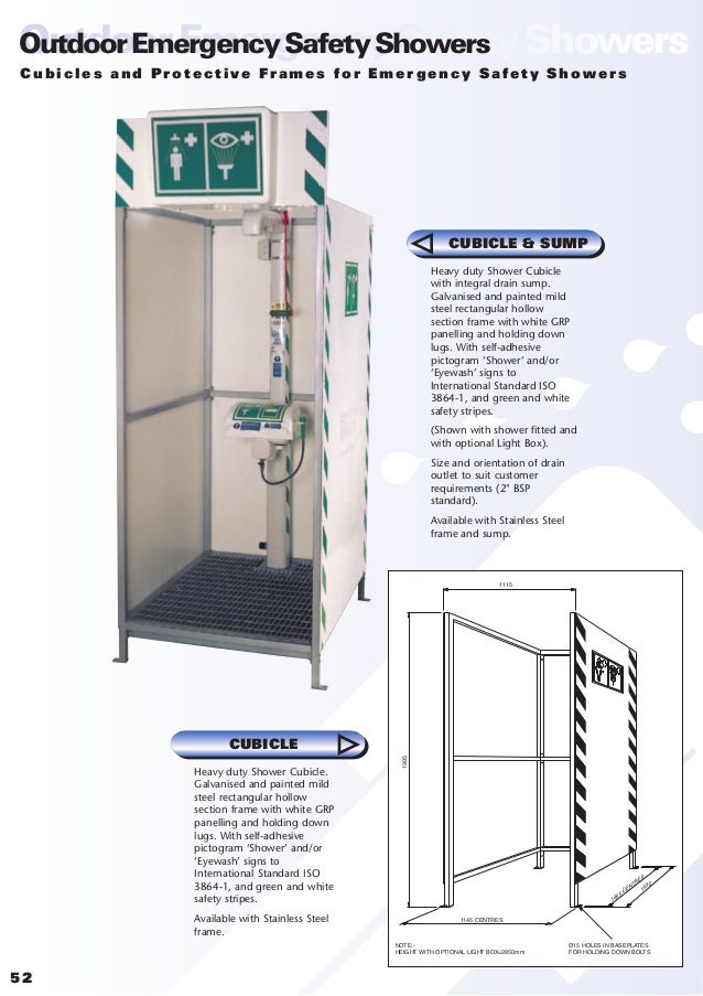 Hughes Emergency Safety Showers & Eyebaths - Definitive Catalogue