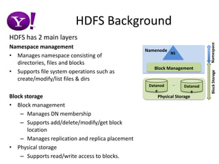 March 2011 HUG: HDFS Federation | PPTX