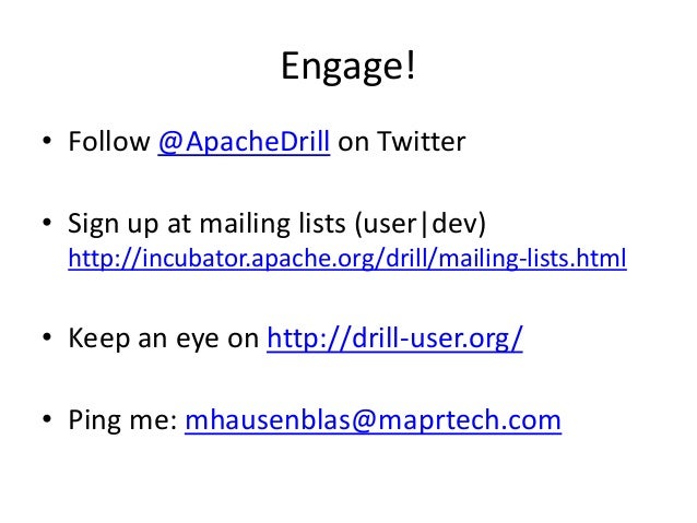 Introduction to Apache Drill - interactive query and analysis at scale