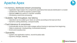 Apache Apex: Stream Processing Architecture and Applications | PPT