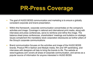 Hugo Boss Competitive Review | PPT