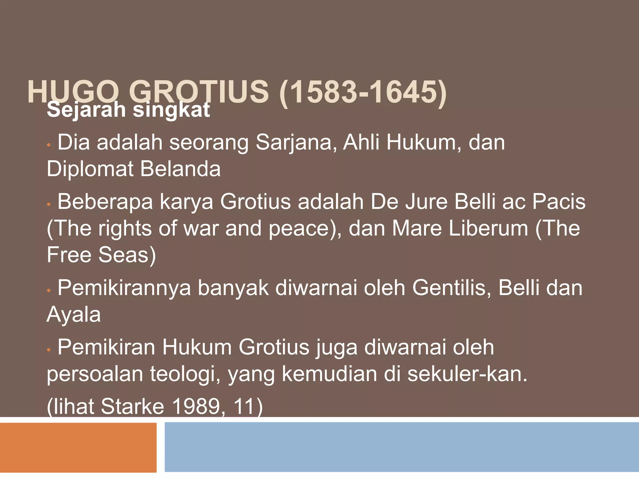 Hugo grotius | PPTX