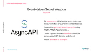 apidays LIVE Hong Kong 2021 - Event-driven APIs & Schema governance for Apache Kafka by Hugo ...