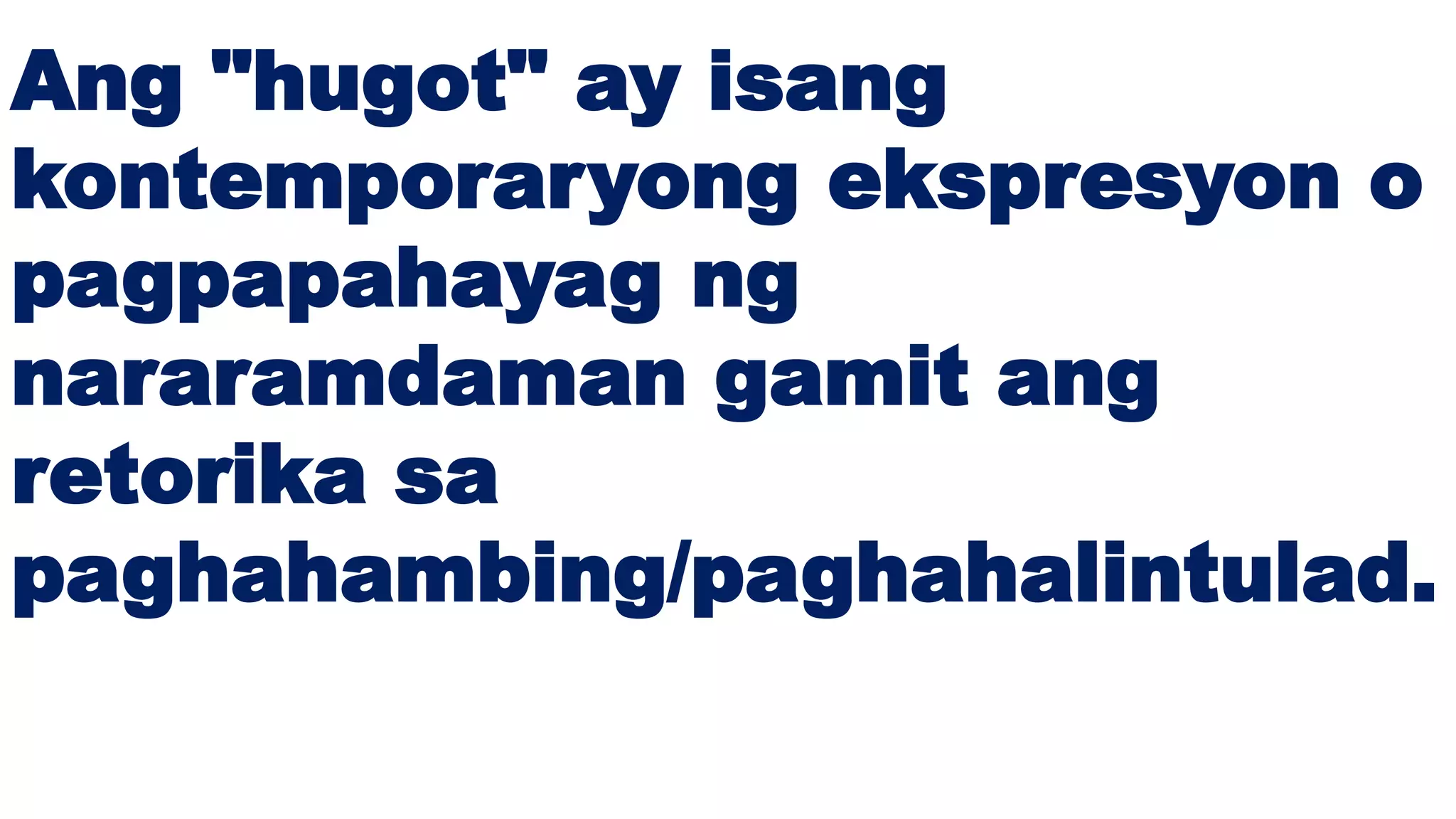Hugot lines | PPTX