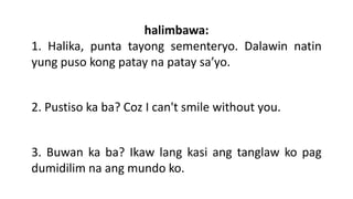 Pick Up Lines Tagalog Pang Asar
